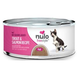 Nulo FreeStyle Cat Pate' Grain Free Trout & Salmon, 5.5 oz | Spikes ...