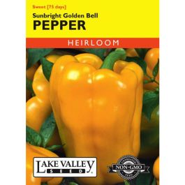 Pepper Sweet Sunbright Golden Bell Heirloom | Spikes & Houles Feed