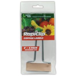 Copper Plant Labels, 6" - 4 Pack | Spikes & Houles Feed